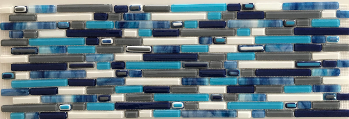 Blue Themed Finger Tiles – Alaskan Glassy Waters Studio